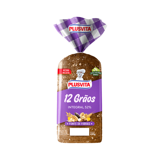 Pão 12 Grãos Plus Vita 450g - Casas Pedro