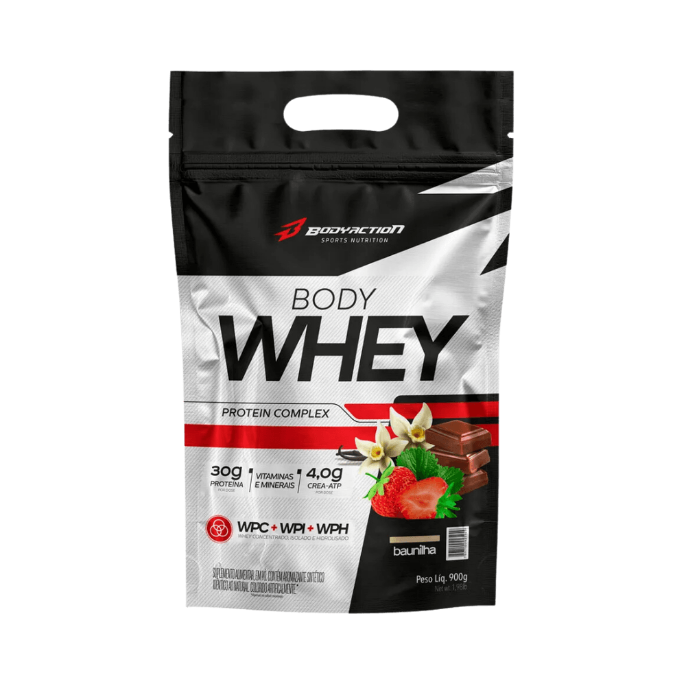 Whey Body Baunilha - 900g Body Action - Casas Pedro